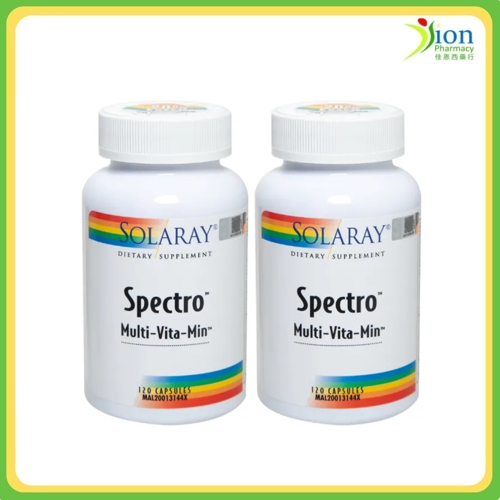 SOLARAY SPECTRO MULTIVITAMIN CAPSULES 2X120S | Shopee Malaysia