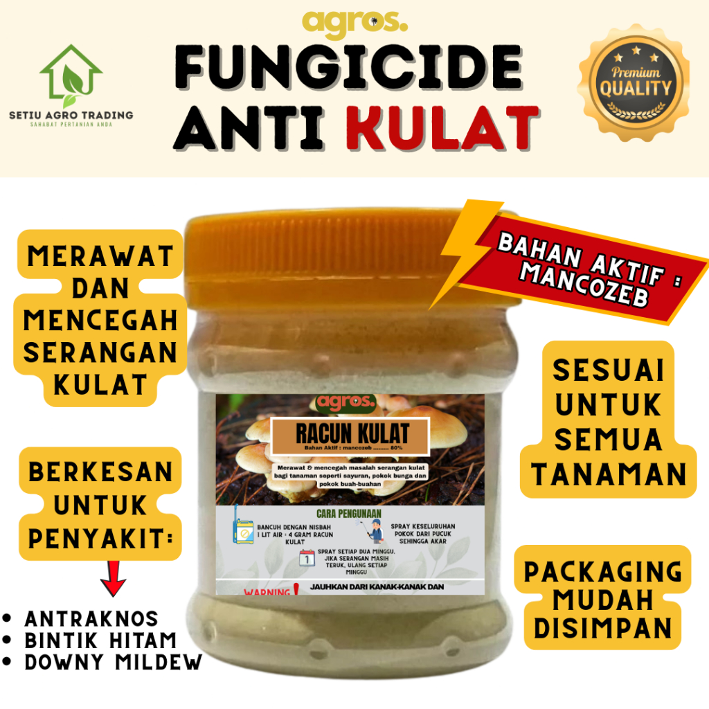 Racun Kulat Mancozeb | Pokok Bunga, Sayuran, Pokok Buah | Fungicides ...