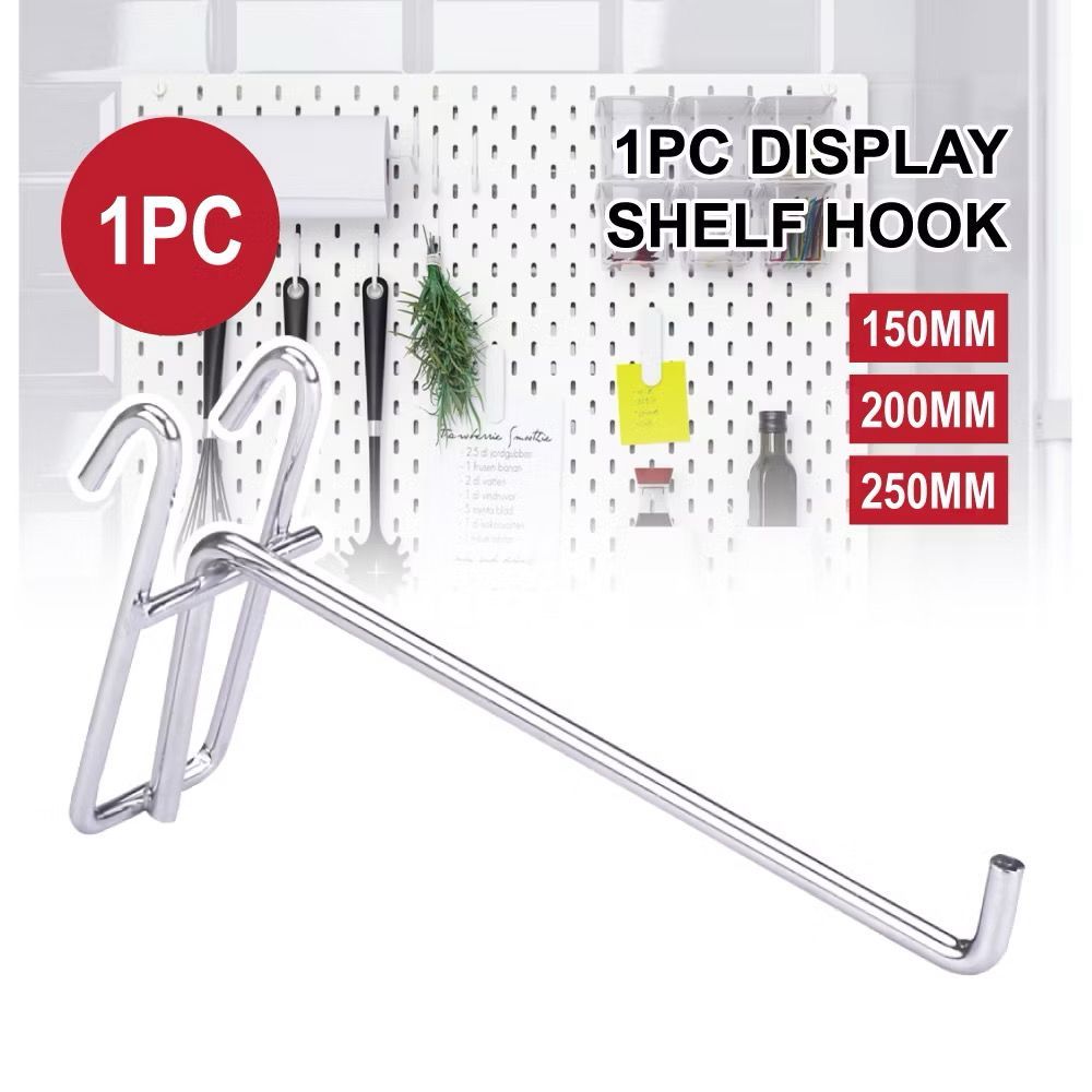 (Ready Stock) Metal Display Shelf Hook,Pegboard Hook Display Rack Hook ...