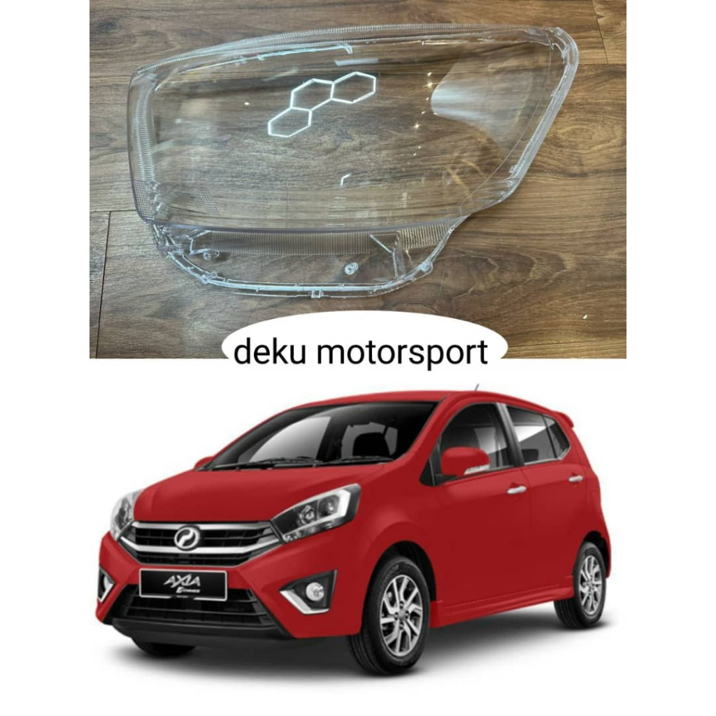 Perodua Axia SE Advance 2014-2022 / G SPEC 2017-2022 Head Lamp Lens ...