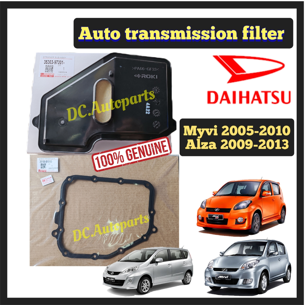 ORIGINAL DAIHATSU AUTO TRANSMISSION FILTER SET PERODUA MYVI 1.3 / MYVI ...