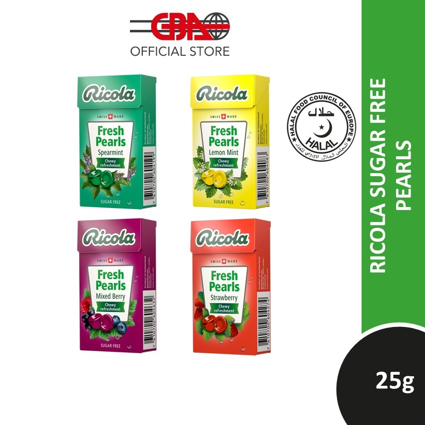 Ricola Sugar Free Fresh Pearls 25g | Shopee Malaysia