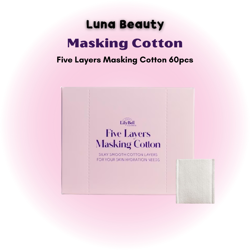 [LilyBell] Five Layers Masking Cotton Puff 60pcs | Shopee Malaysia