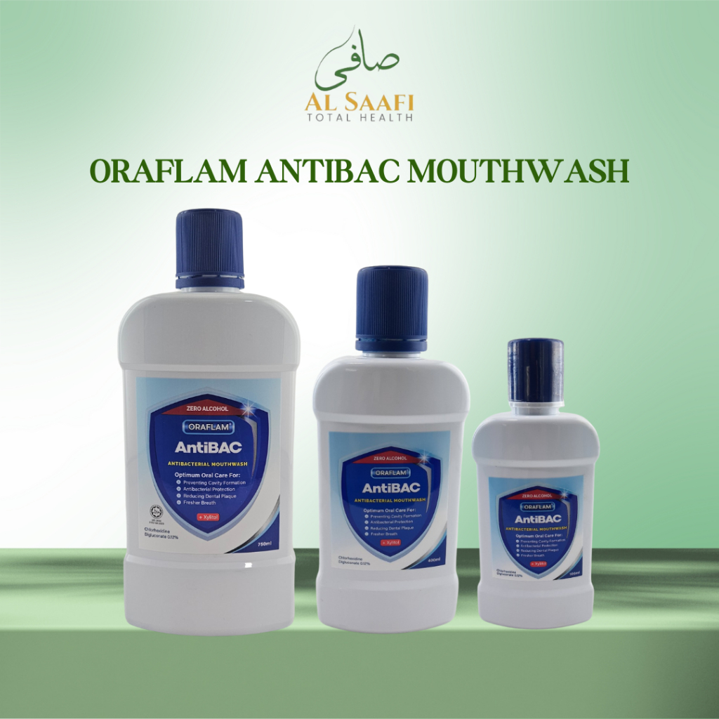 ORAFLAM Antibacterial Mouthwash | Shopee Malaysia