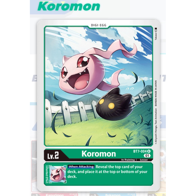 Digimon TCG Japanese BT7-004 / U Koromon | Shopee Malaysia