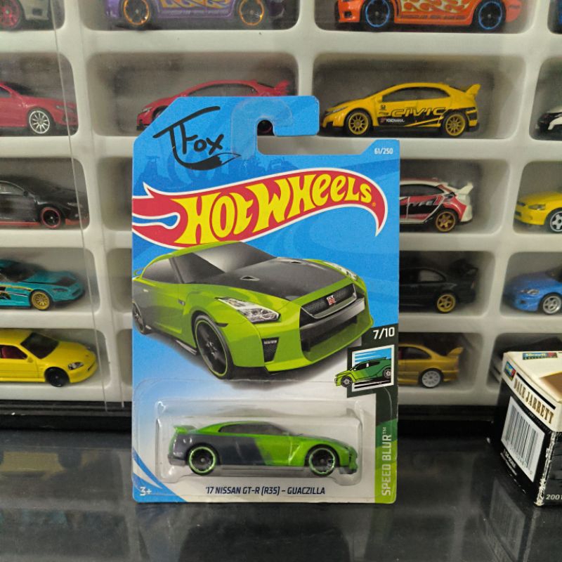 Hot Wheels Nissan GT-R 35 Guaczilla Softcorner | Shopee Malaysia