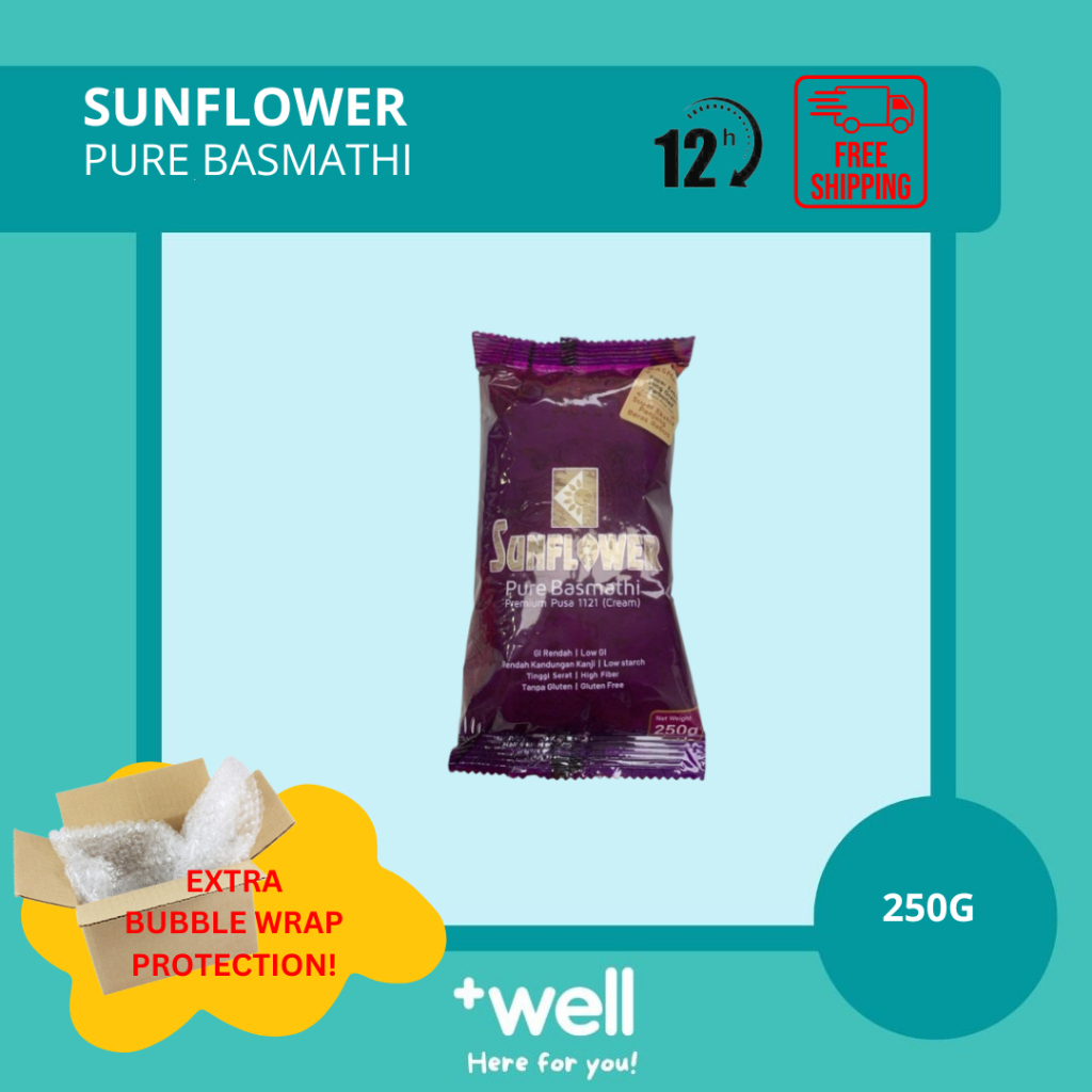 FREE GIFT! SUNFLOWER PURE BASMATHI 250G | Shopee Malaysia