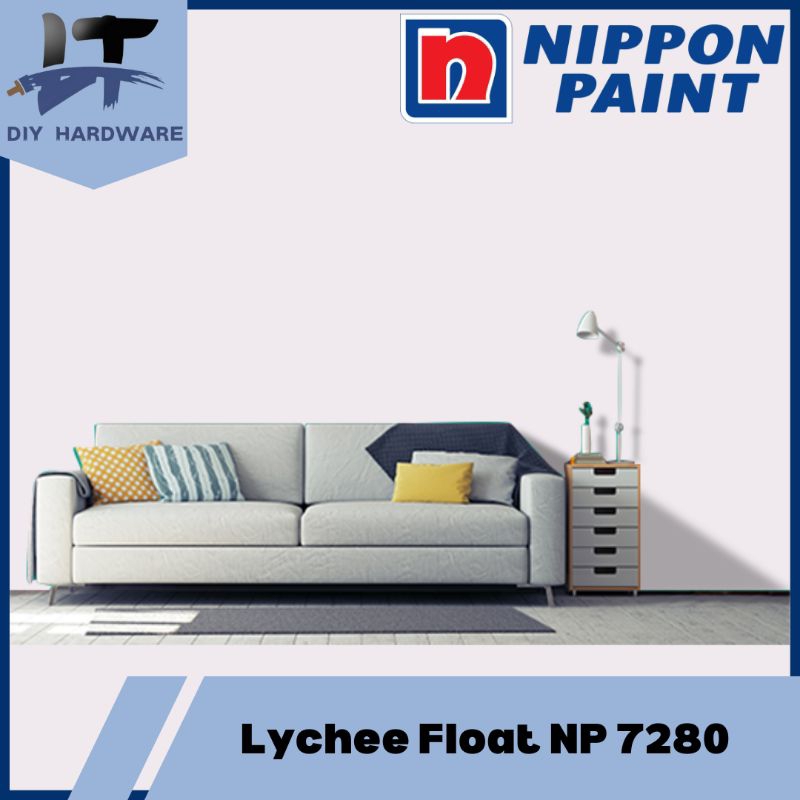 1L / 5L Nippon Paint Lychee Float NP 7280 P For Interior Wall Paint ...