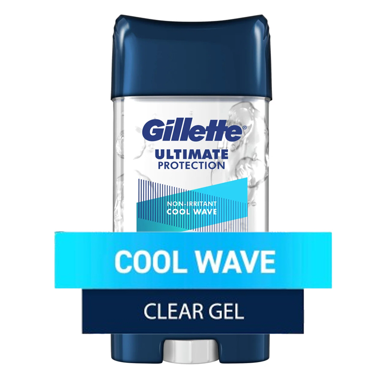 Gillette Antiperspirant Deodorant Clear Gel Ultimate Sweat Protection ...
