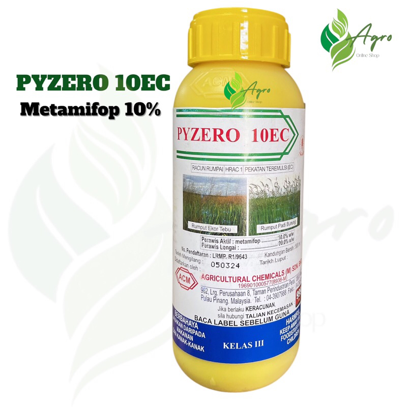 PYZERO 10EC 500ml Racun Rumpai /Metamifop 10%|Racun sambau padi ...