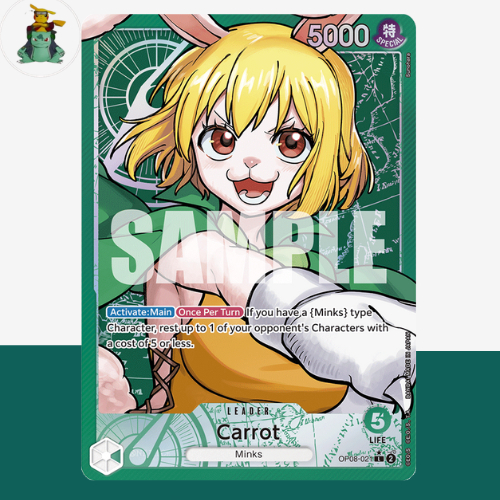 LEADER Carrot OP08-021 Tier Premium optcg one piece card Game Diy ...