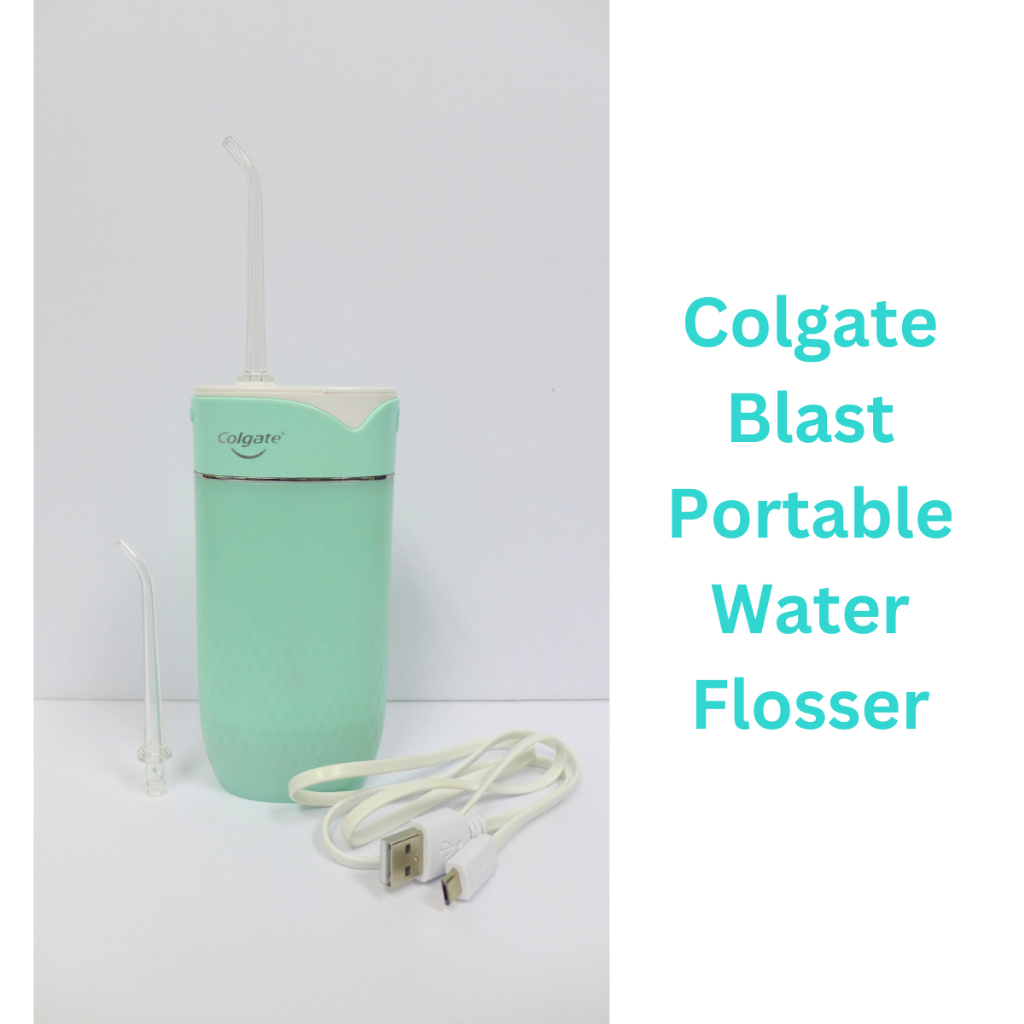 Colgate Blast Portable Water Flosser Rechargeable, Water Resistant ...