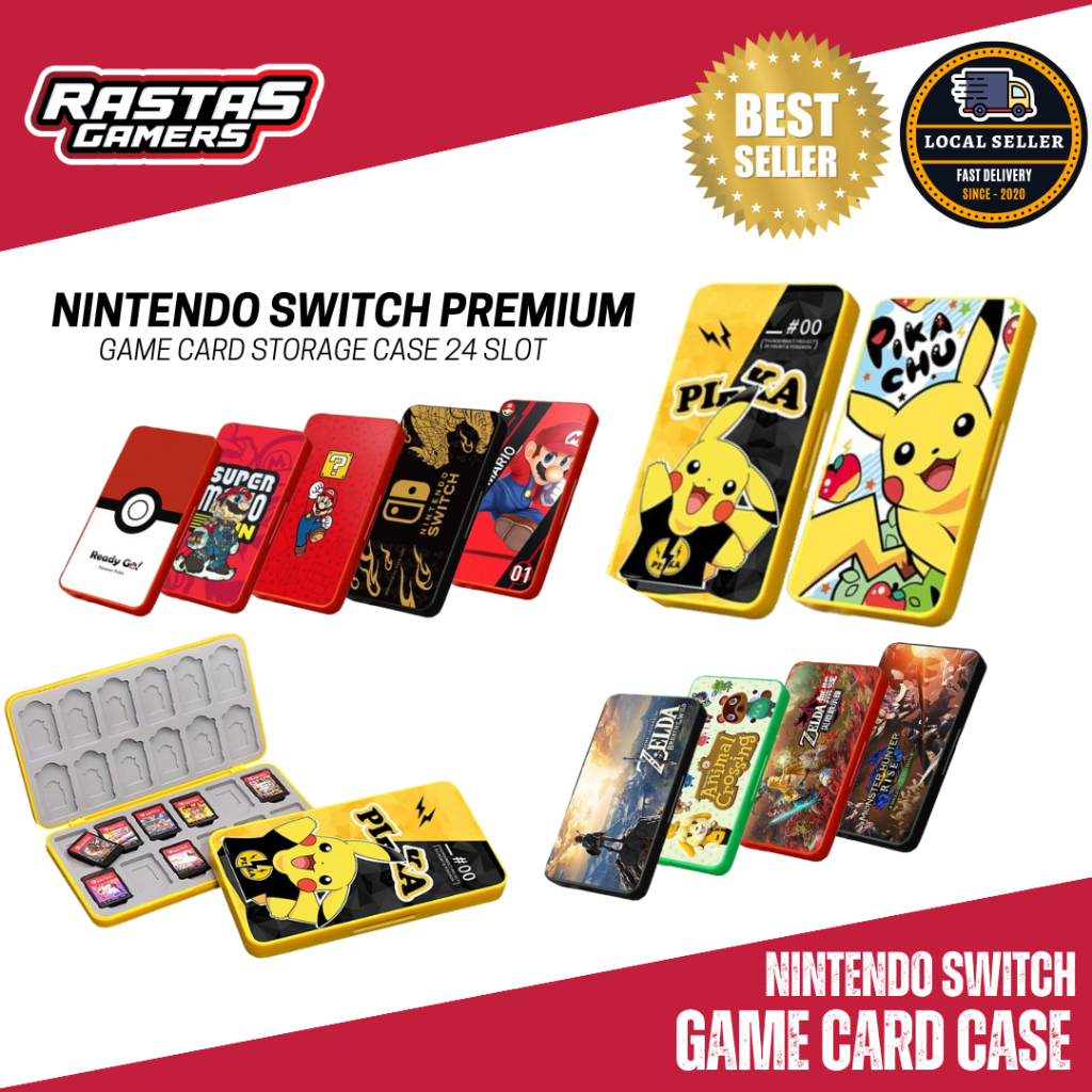 Nintendo Switch Premium Game Card Storage Case 24 Slots | Shopee Malaysia