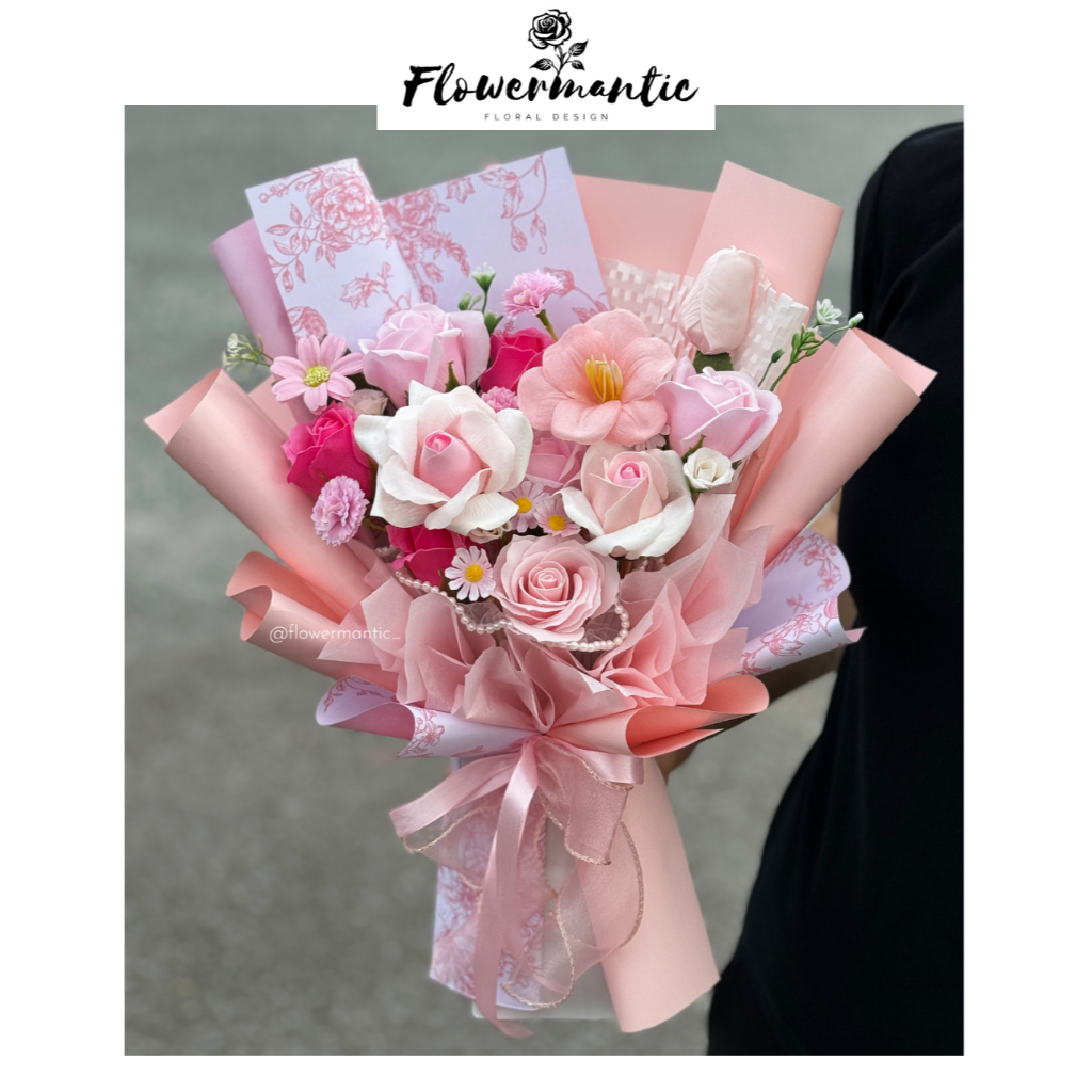 🔥ReadyStock🔥Mix Soap Flower Bouquet Birthday Gift Bunga Sabun Hadiah ...