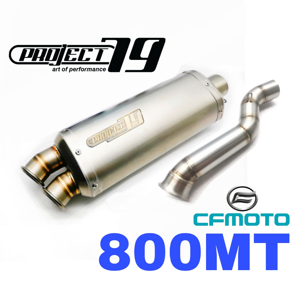 Project79 Exhaust CFMoto 800MT Ekzos Short Slip on Tabung Muffler MT800 ...