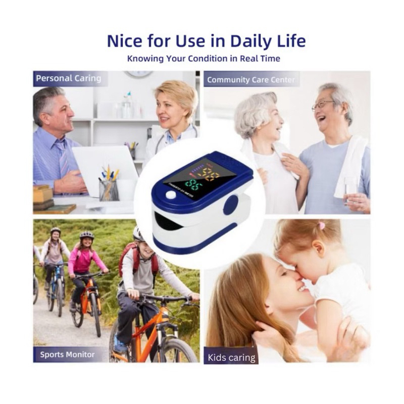 Finger Oximeter Pulse Oximeters Fingertip Oximeter Digital Display ...