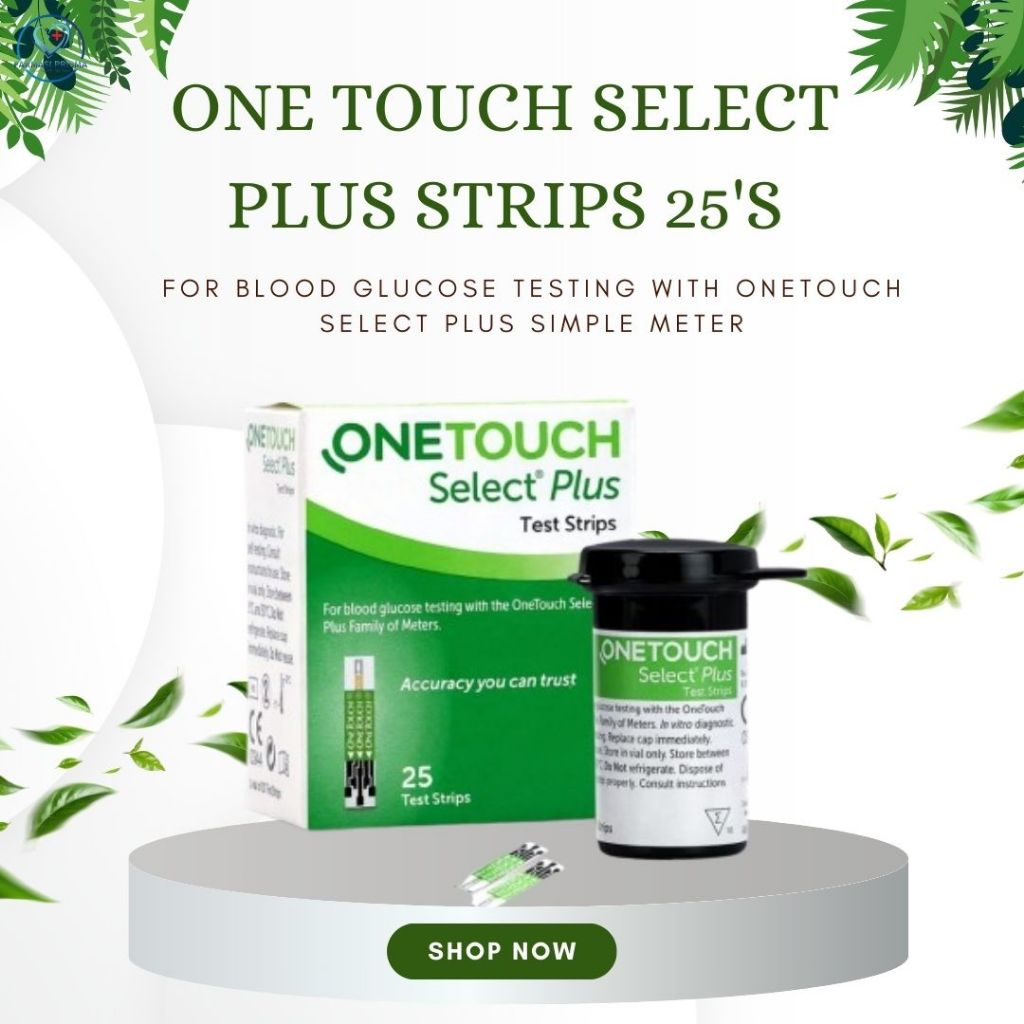 [CLEARANCE SALES] ONE TOUCH SELECT PLUS TEST STRIPS 25'S / USE WITH ...