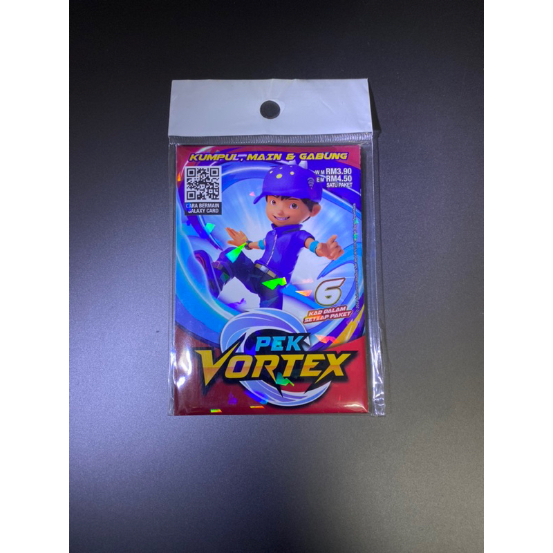 ORIGINAL GALAXY CARD BOBOIBOY KAD VORTEX pek gentar beliung Special ...