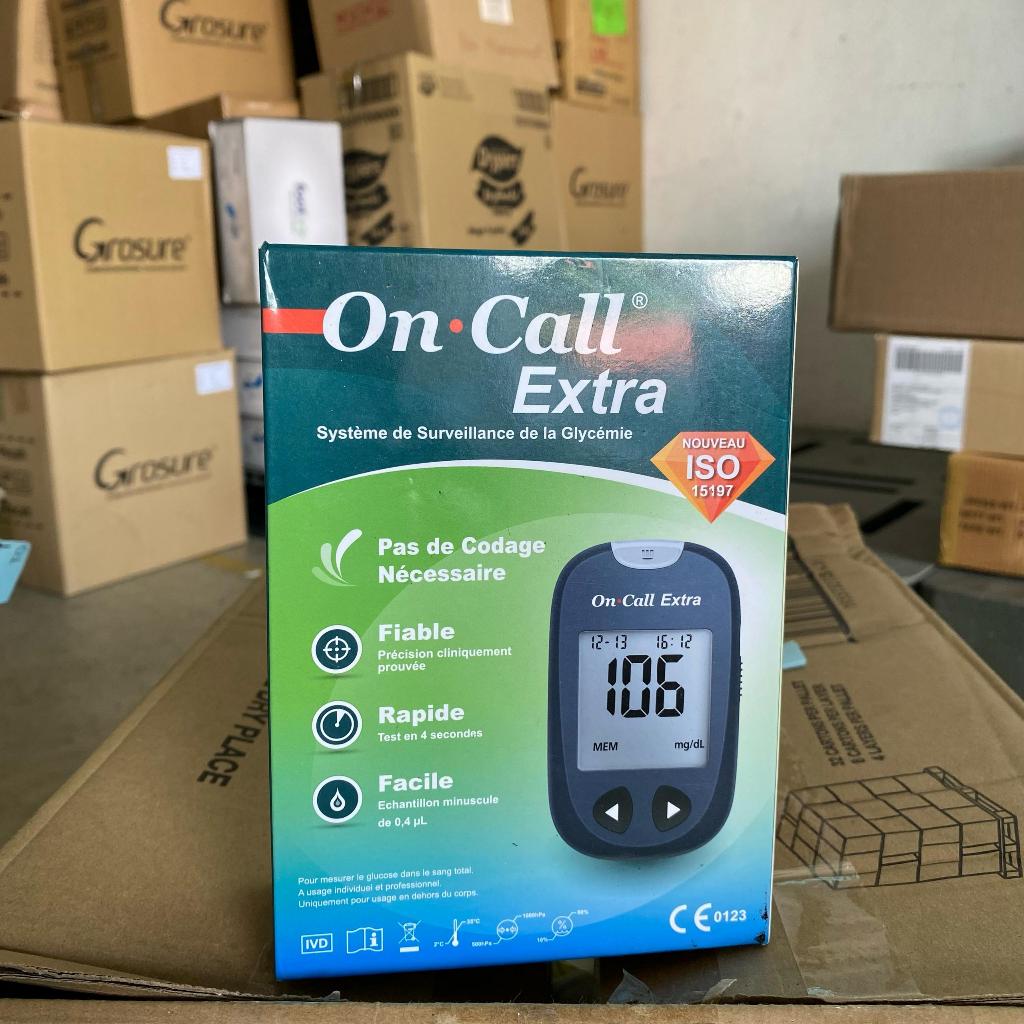 On Call Extra Blood Glucose Monitor Starter Kit without Strips | Shopee ...