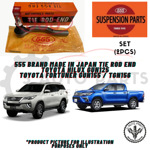 TOYOTA HILUX GUN125/GUN126 / FORTUNER TGN155 / TGN156 555 BRAND MADE IN ...