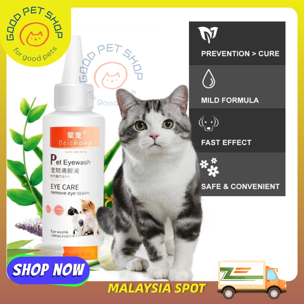 CATEYE Ubat Titis Mata Anak Kucing Ubat Sakit Mata untuk Kucing Luka ...