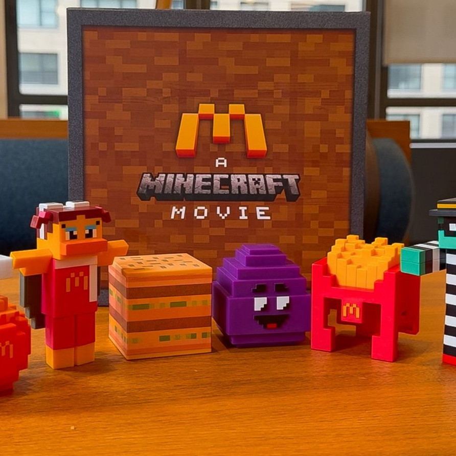 BRAND NEW| MCDONALD'S X THE MINECRAFT MOVIE COLLECTIBLES 6 IN 1 ...
