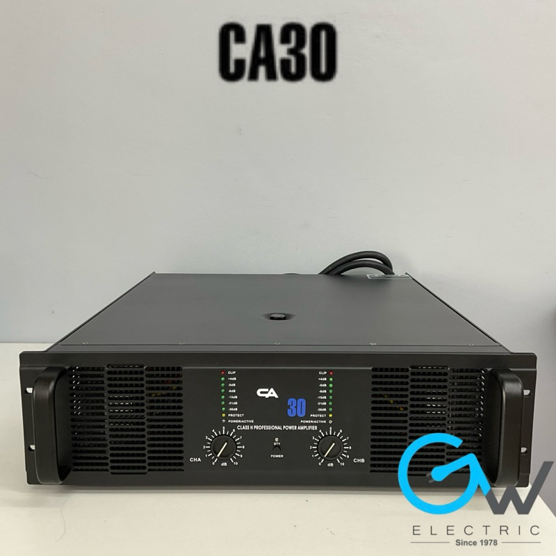 CA30 3U 2 Channels 1200W x2 Class H Transformer Professional Power Amplifier | Shopee Malaysia
