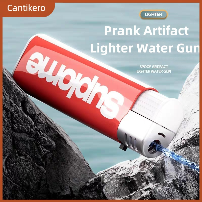[Hot]Water Spraying Lighter Fake Lighter Creative Spray Water Toy Funny ...