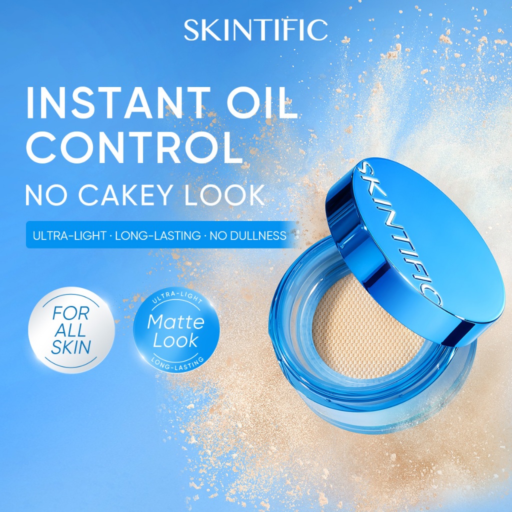 [4.25New Launch]Skintific Invisiblur All Day Loose Setting Powder Pore ...