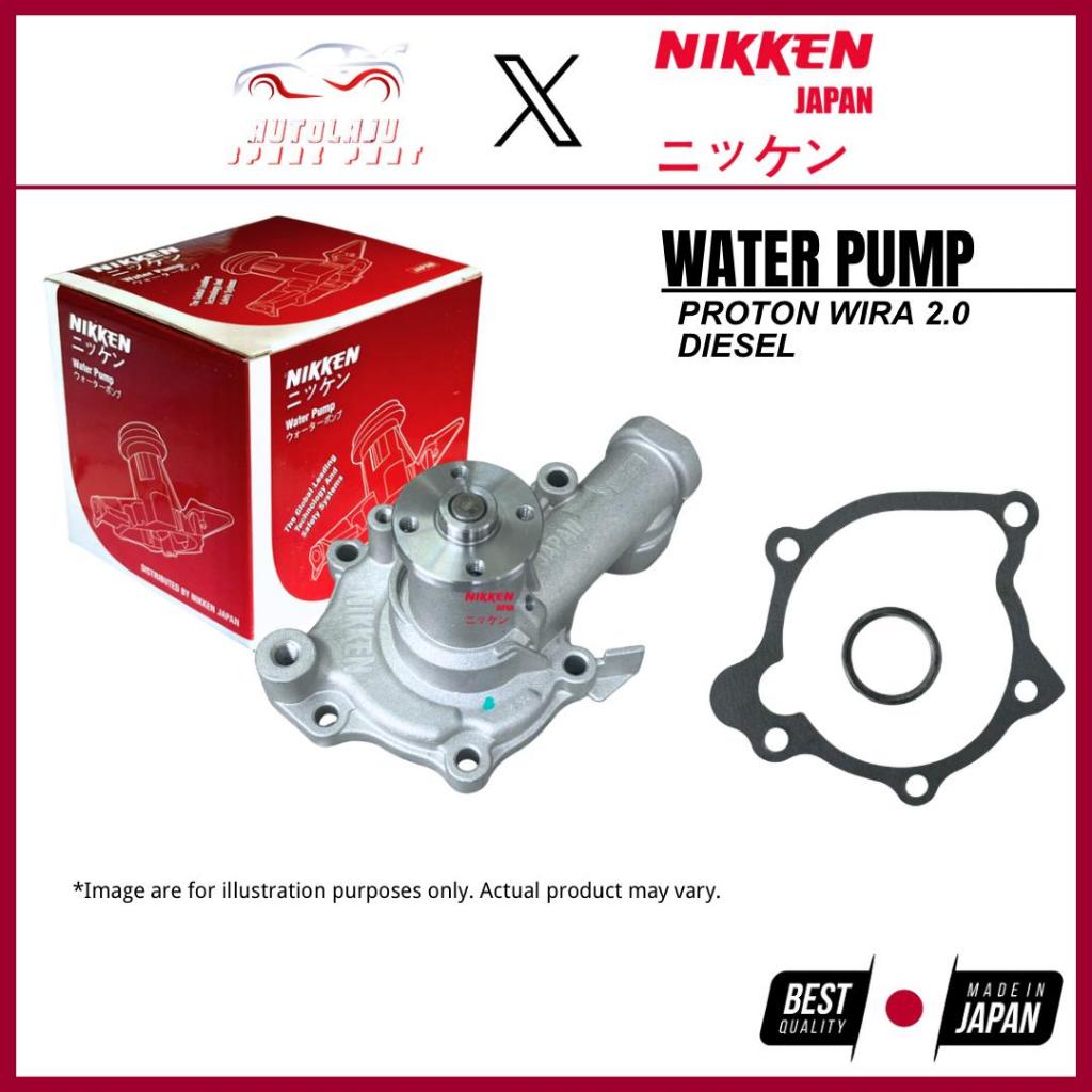 NIKKEN JAPAN PROTON WIRA 2.0 DIESEL 4G68 WATER PUMP PREMIUM QUALITY ...