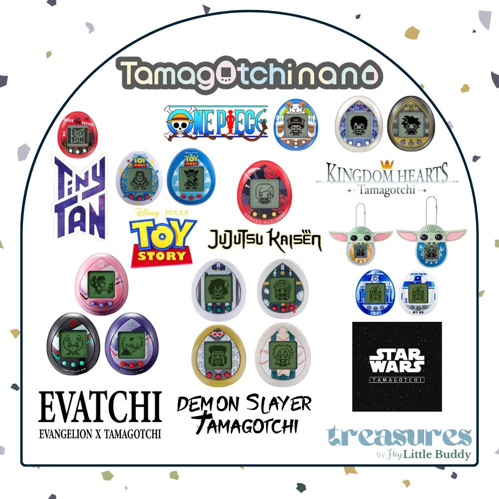 Tamagotchi Nano x Star Wars R2-D2 Classic Demon Slayer Toy Story BTS ...