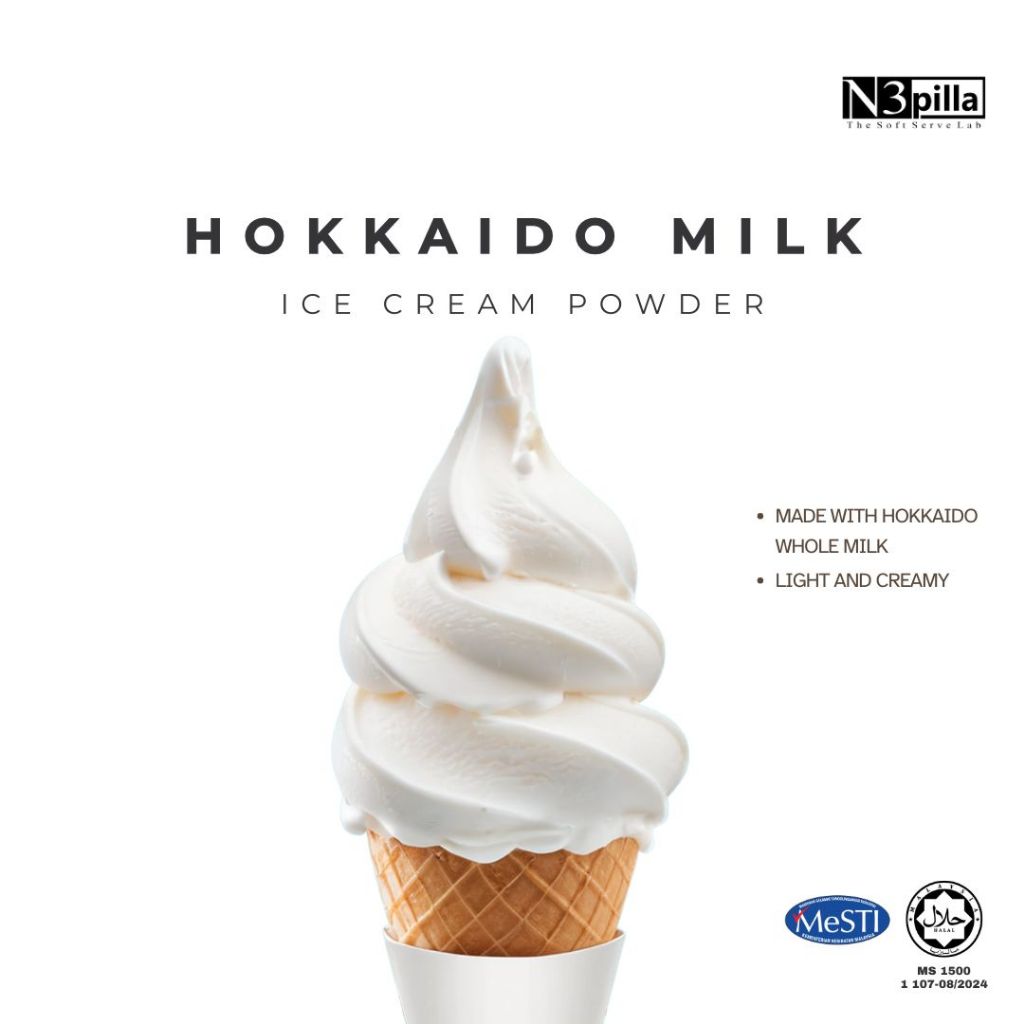 N3 HOKKAIDO MILK SOFT SERVE ICE CREAM POWDER 1KG | Shopee Malaysia