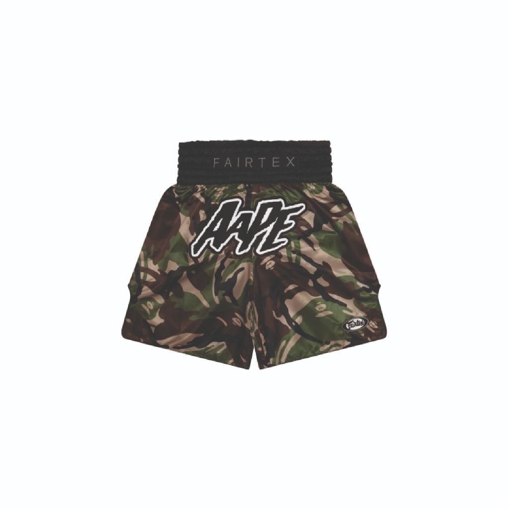AAPE x FAIRTEX CAMO BOXING SHORTS | Shopee Malaysia