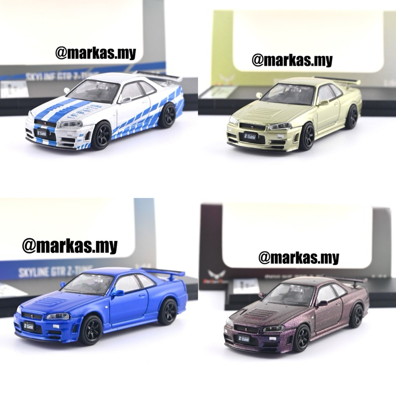 DCT x TOPART 1/64 NISMO GTR Z-TUNE R34 | Shopee Malaysia