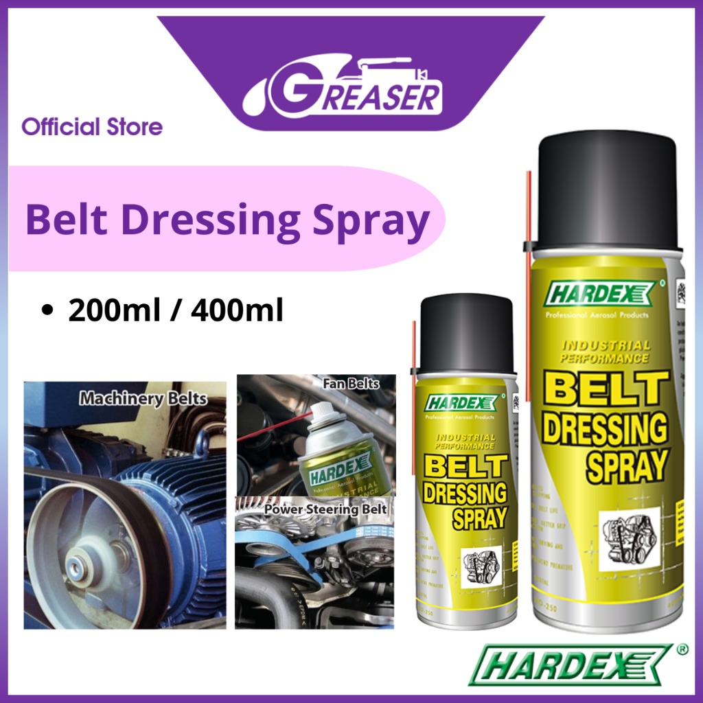 Hardex Timing Belt Spray / Belt Dressing Spray - 200ml, 400ml (HD-252 ...