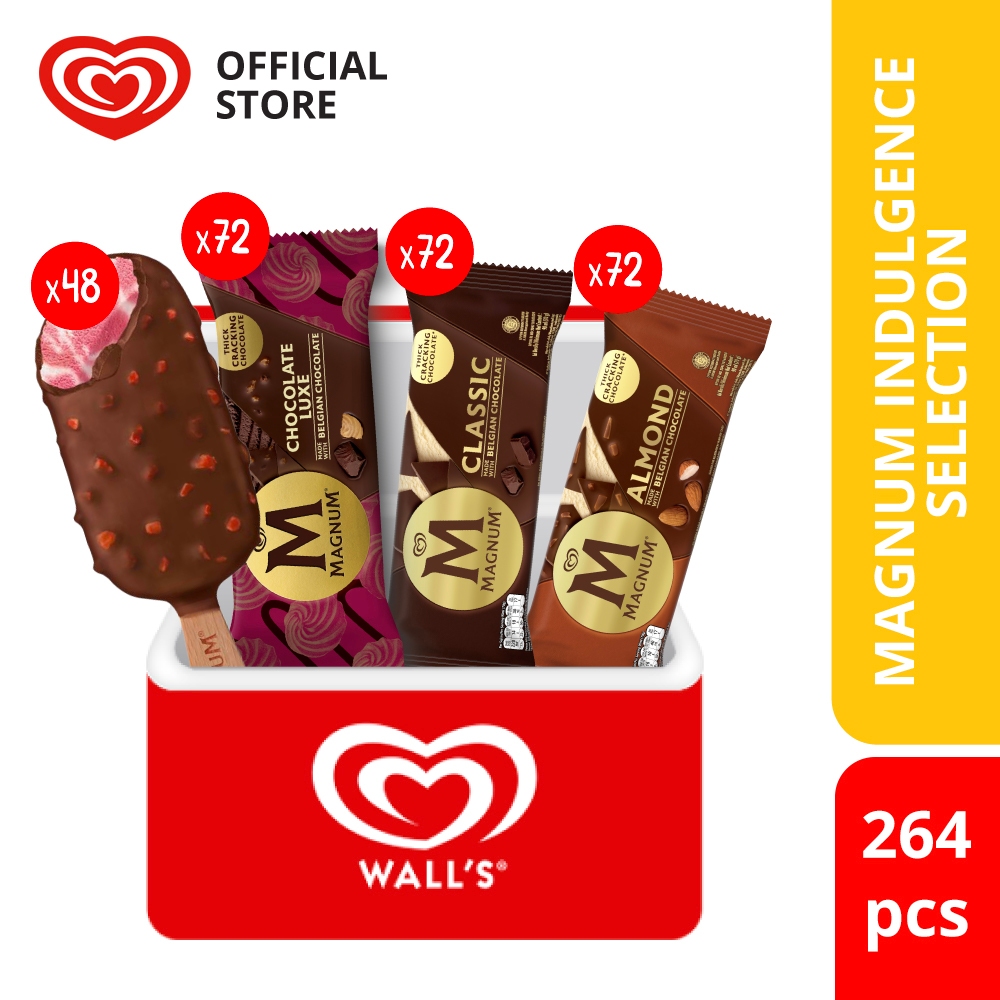 [PARTY PACK] Wall's Magnum Indulgence Selection Ice Creams (264pcs ...