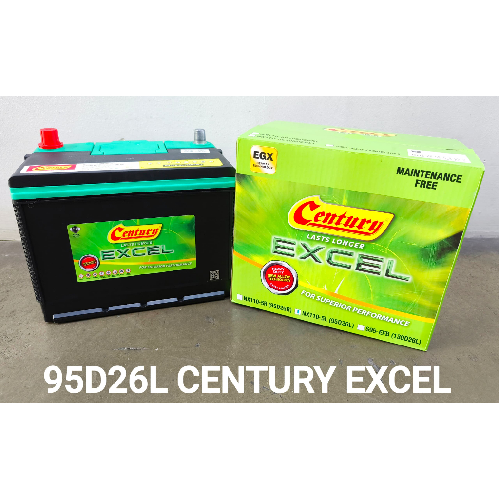 [ Installation Provided ] 95D26L | NS70L | D26R | D26L ] CENTURY EXCEL ...