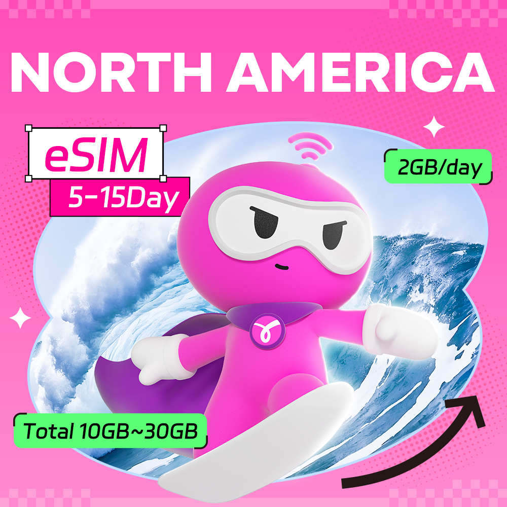 (eSIM) Roamingman North America eSIM | 7 Days | 2GB/Day | Instant email delivery | Shopee Malaysia