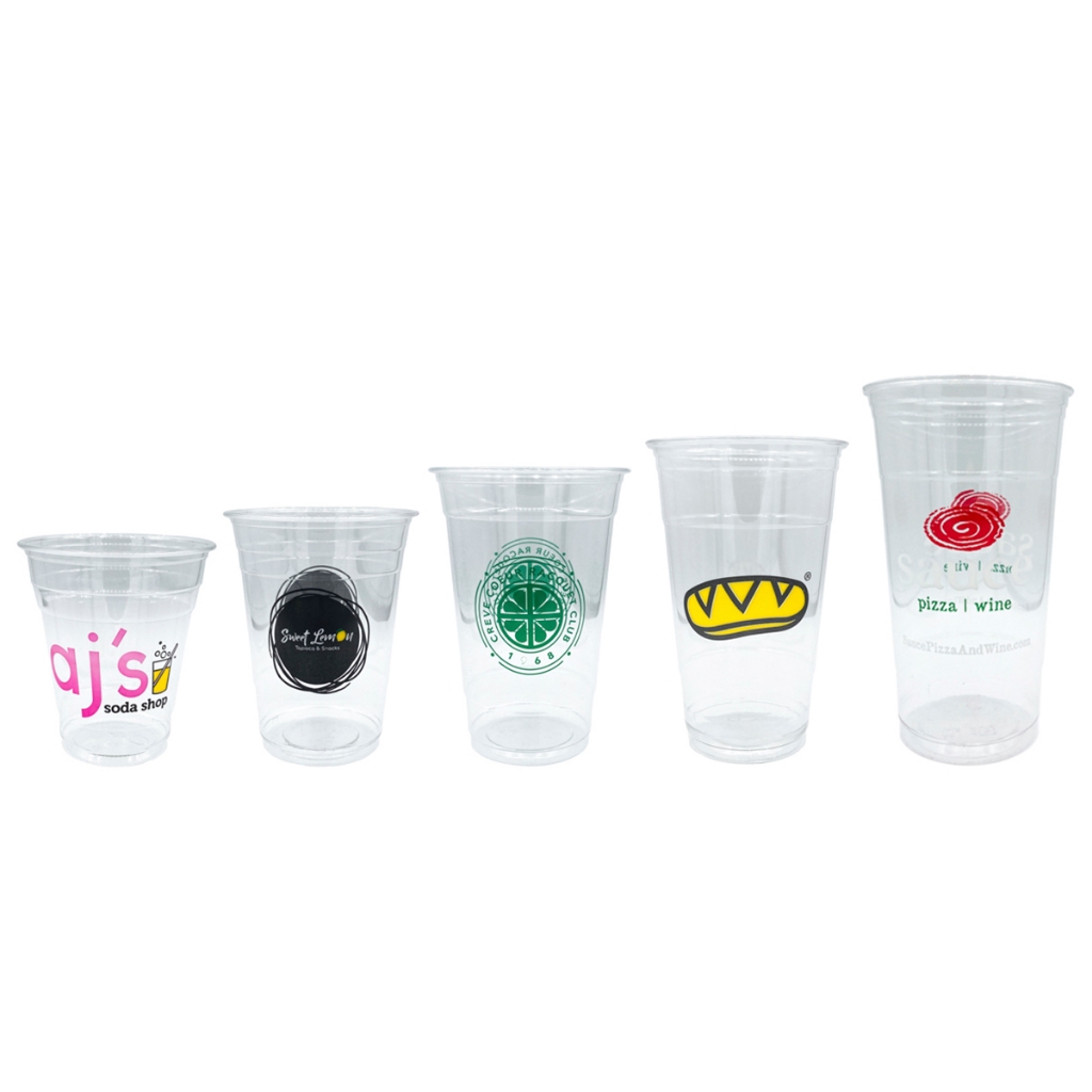 PP plastic cup with printed logo (100pcs) clearance stock !! | Shopee ...