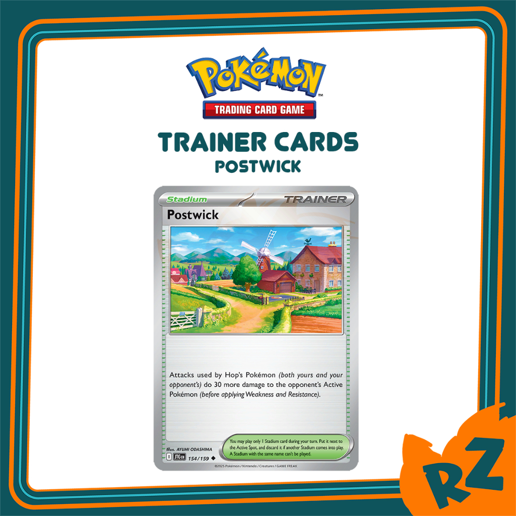 [Original] Pokemon TCG Card Postwick Stadium Trainer Singles (Journey ...