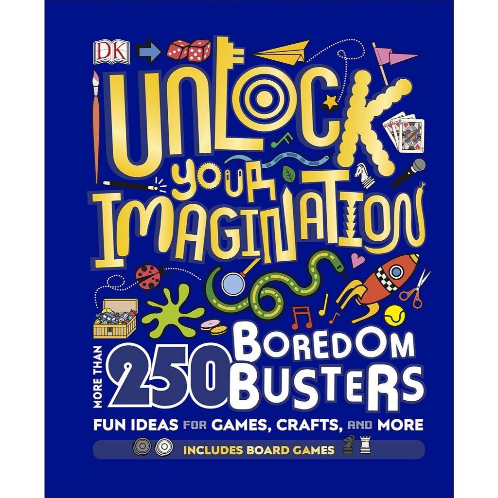 Unlock Your Imagination : 250 Fun Boredom Busters for Kids With Games ...