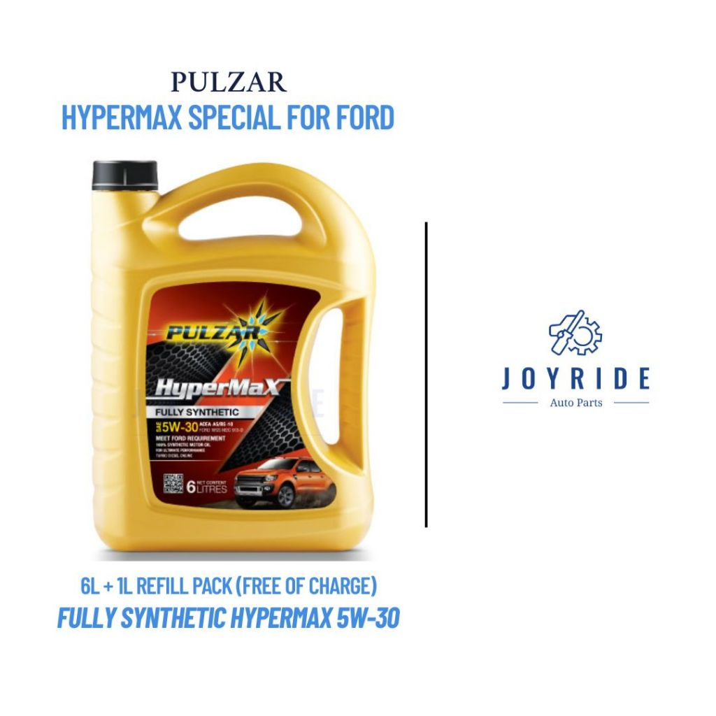 ( JOHOR ) PULZAR HYPERMAX FULLY 5W-30 FORD DIESEL ENGINE OIL (6L + 1L ...