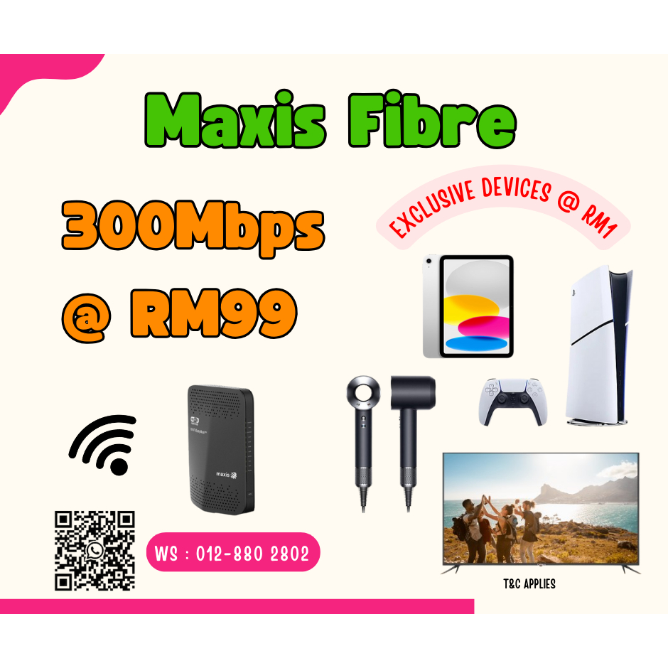 Maxis Internet Fibre - Port Full | Missing Unit Unlimited Data Speed ...