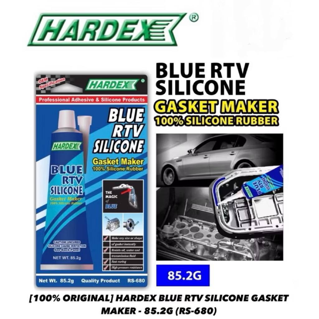 Hardex BLUE RTV SILICONE GASKET MAKER RS 680 / Gum Engine Gasket (-65F ...