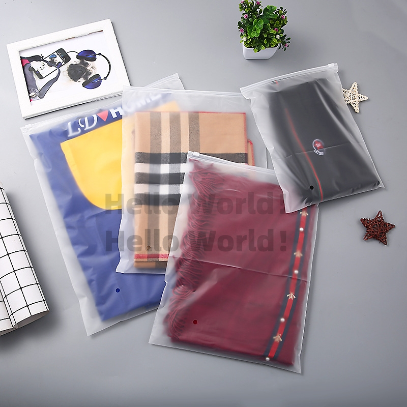 Matte Zip Lock Bag Plastic Zip Bag Zipper Bag Packaging Bag Travel ...