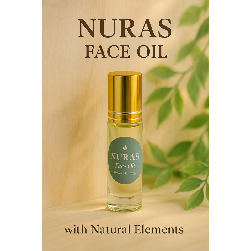 NURAS FACE OIL minyak urutan muka homemade 100% bahan organik | Shopee ...