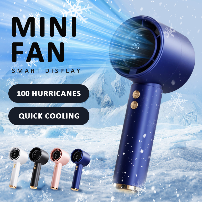 N68 mini fan Portable 0-100 Level Speed Adjustment handheld desktop ...