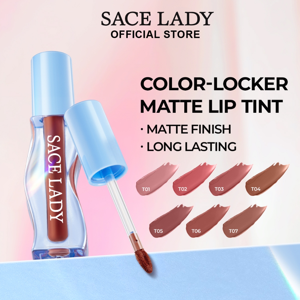 SACE LADY Lipmatte Waterproof Matte Liptint Transfer-proof Lip Tint ...