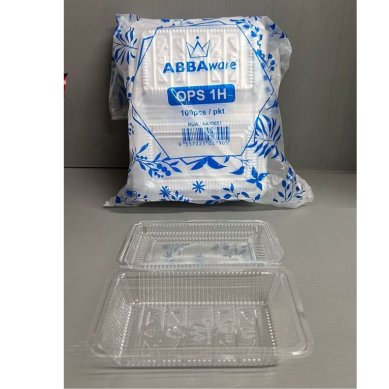 ABBAWARE OPS 1H TRay without no lock/bekas lut sinar/DISPOSABLE CLEAR ...