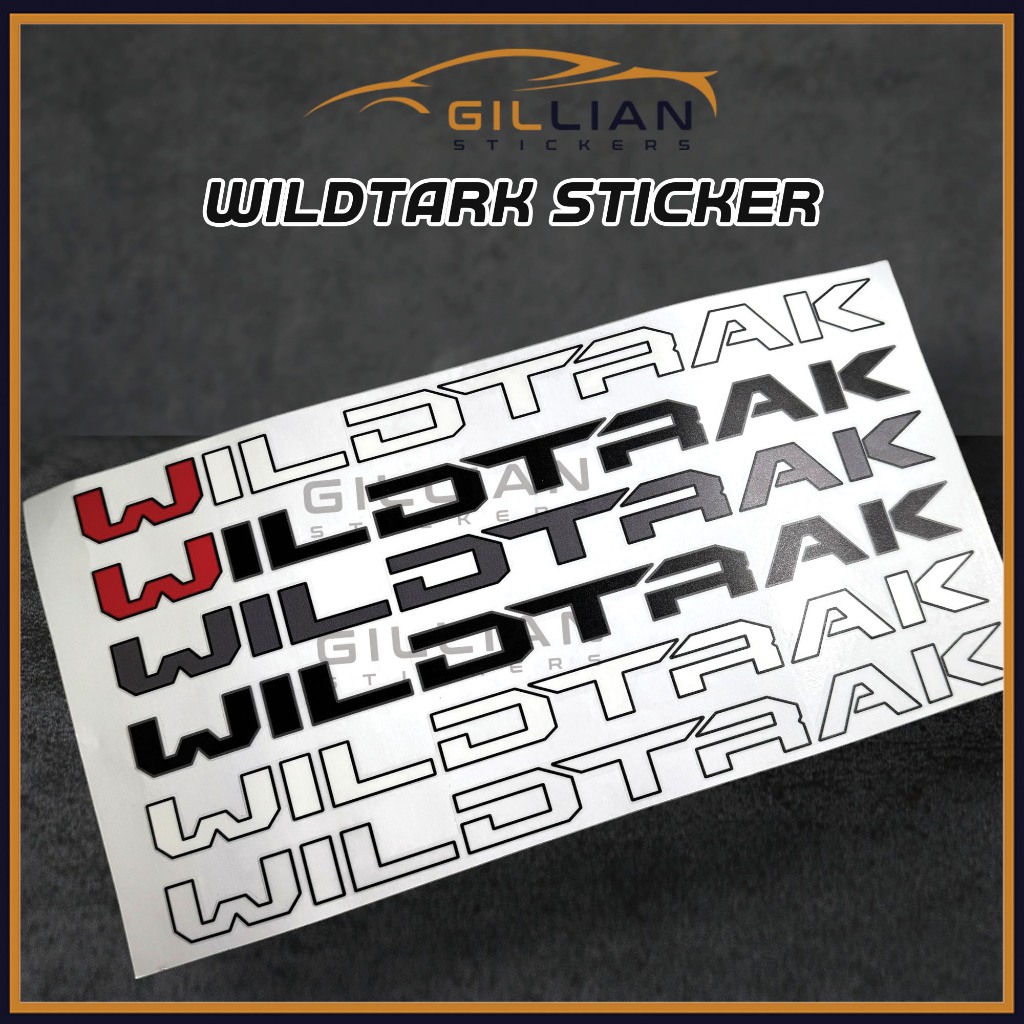 WILDTRAK Sticker Side Door Ford Ranger Raptor Wild trak Body Decal ...
